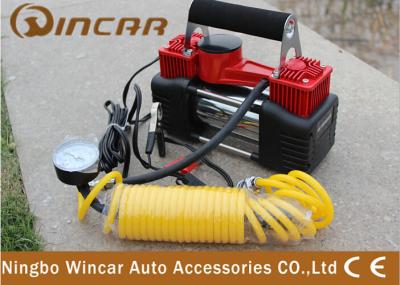 Cina Compressore d'aria portatile di Tiro 12V dell'automobile del gonfiatore della gomma 2*30mm DC12V 25A in vendita