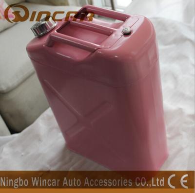 Cina Bidoni per la benzina rosa capacità 10L/20L di 5L/della benzina del metallo di colore di Costomized in vendita