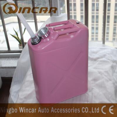 Cina Bidone per la benzina durevole del metallo della benzina del combustibile di 5L 10L 20L per stoccaggio con il becco flessibile in vendita