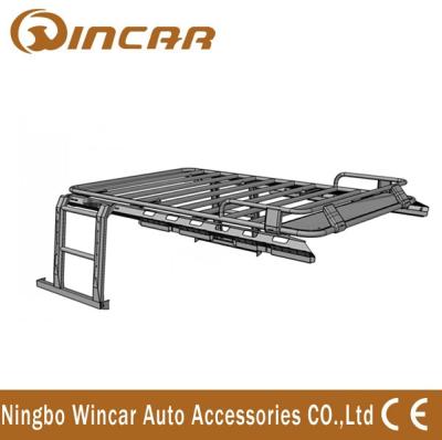 Cina Ente automobilistico del ferro del canestro dello scaffale di tetto del Wrangler della jeep nessuna rete con le scale in vendita