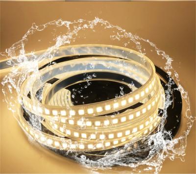 China Brillante DC24V 8MM IP67 luz de banda LED Base de cobre material de fábrica de un solo lado en venta