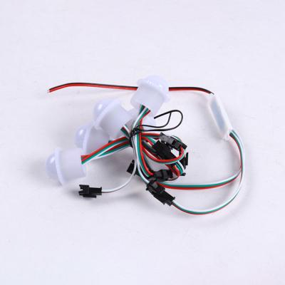 China Factory hot sale programmable RGBW DMX512 amusement park permanent christmas pixel led point lights Led for sale