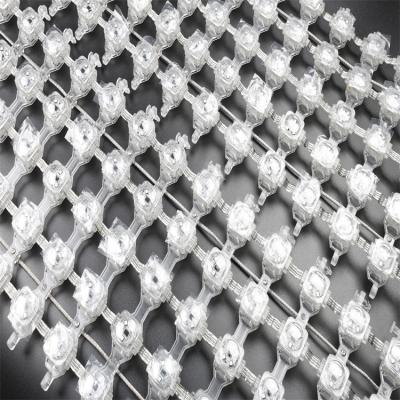 China Pantalla LED de malla flexible para exteriores P50 de alta definición en todo color en venta