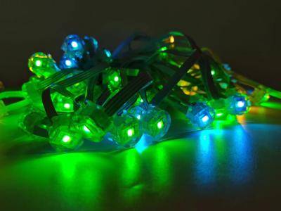 China Fábrica de Shenzhen personaliza luz de alero exterior permanente IP67RGB color de persecución fuente de luz de punto de píxel LED en venta