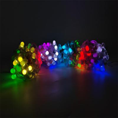 Chine IP68 étanche 12V RGB extérieur pleine couleur 12mm pixel LED lumière décoration de Noël à vendre