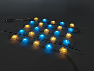 China IP67 resistente al agua RGB LED Pixel Screen Mesh Media Screen Led Video Wall para iluminación de fachadas de edificios en venta