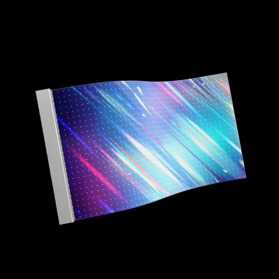 China Tipo de instalación de pantalla de película LED digital de alta resolución con pantalla transparente en venta