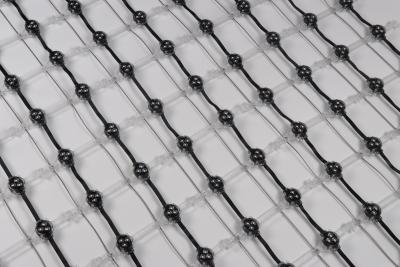 China Hochwertiges flexibles LED-Pixel-Gitterbildschirm Außengebäude Medien Fassade-Punktlicht Led Net Screen Vorhang zu verkaufen