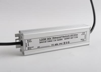 China Fuente de alimentación LED IP67 a prueba de agua al por mayor DC36V 120W Controlador LED para aplicaciones industriales en venta