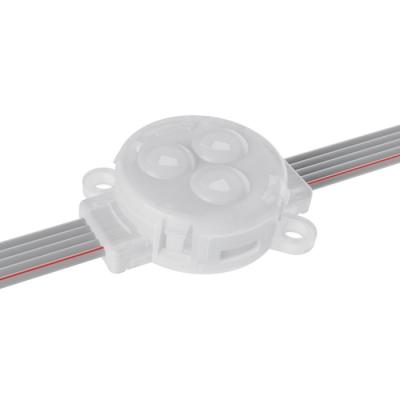 China Smart LED Point Light Source DC12V 30mm IP67 Pixel Dot Waterproof RGB Facade Lighting Event Stage PC Body for sale