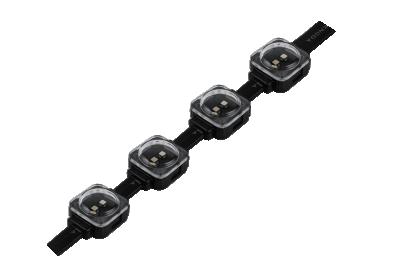 China Outdoor Waterproof 25mm RGB Full Color  DC12V IP67 SMD3535 LED Pixel Amusement Led Point Light for sale