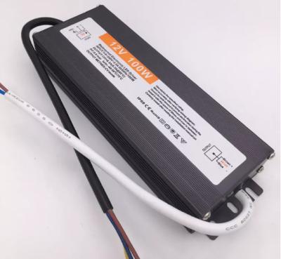 China Controlador LED Transformador Controlador de Iluminación Fuente de Alimentación Conmutada IP67 CA 100-260V 60W 100W 200W con Alta Potencia en venta