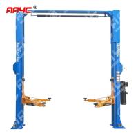 AA4C 10000lbs 4.5T Hydraulic Overhead Clearfloor Single Point Manual Unlock 2 Post Vehicle Lift