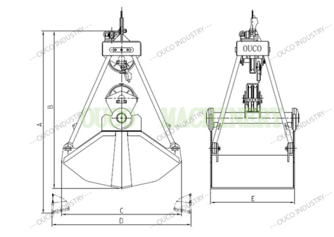 기계적 대합조개 껍질은 GA 그림을 잡습니다