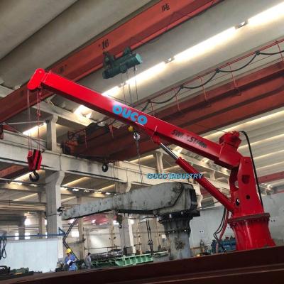 Chine Boom télescopique Marine Crane Hydraulic System à vendre