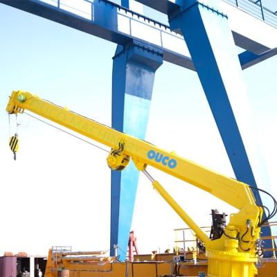 Cina Nave che carica elettro 0.2T 20M telescopici Marine Cranes in vendita