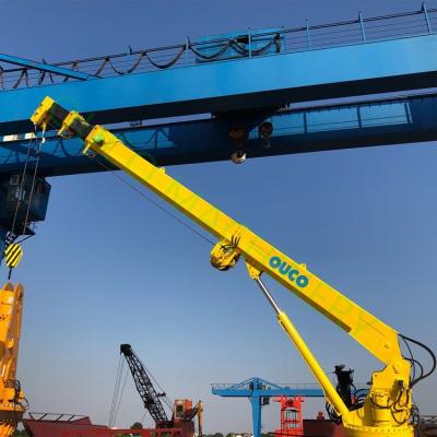 Cina Nave che carica elettro 0.2T 20M telescopici Marine Cranes in vendita