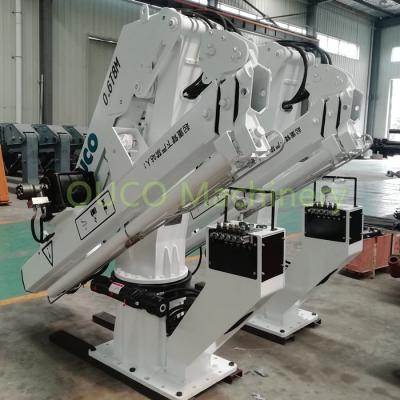 Cina 360 gradi elettrico 8m Marine Knuckle Boom Crane in vendita
