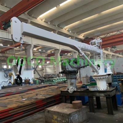 Chine Yacht 1.5t portatif grue hydraulique électrique de 360 degrés à vendre