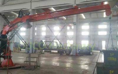Cina Lo spazio ha conservato la gru piegante idraulica dell'asta di 6T al largo 12m in vendita