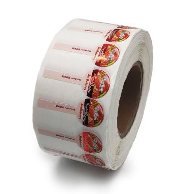 Cina Adesivo per sigilli alimentari a prova di manomissione Bottiglia adesiva personalizzata impermeabile in vendita