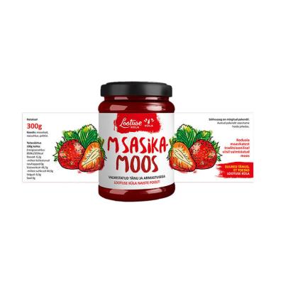 Cina Etichetta adesiva olografica laser miele barattolo marmellata per imballaggio alimentare impermeabile in vendita