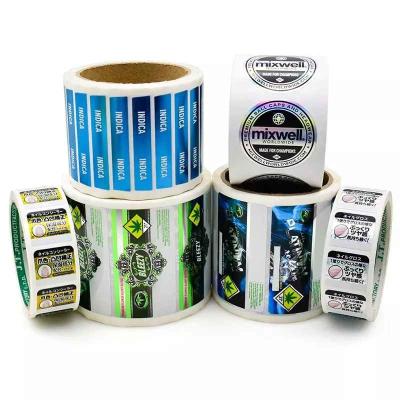 中国 Custom Self Adhesive Aluminum Foil Stickers Label Sealing For Cosmetics 販売のため