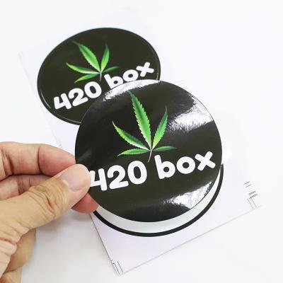 中国 ロゴ500pcsの化粧品のための注文の包装のラベルのステッカーを詰める箱 販売のため