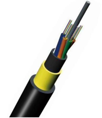 Cina Il rivestimento all'aperto del PE del doppio del cavo a fibre ottiche di GYFTY53-FS per FTTX dirige sepolto in vendita