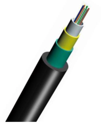 Cina Cavo a fibre ottiche all'aperto corazzato di GYFXS con il membro di forza di vetro del filato in vendita
