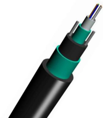 Cina Gel - cavo a fibre ottiche diretto riempito di sepoltura, rivestimento aereo GYXTW53 del PE del cavo a fibre ottiche in vendita
