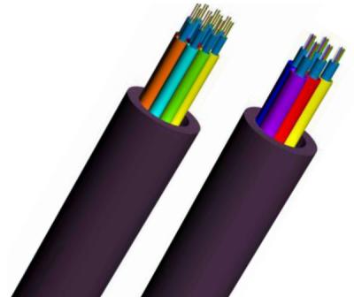 Cina All'aperto netto del cavo a fibre ottiche del GETTO che fornisce con i tubi guida dell'HDPE alla condotta dell'HDPE in vendita