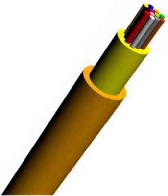 Cina Il micro multi cavo ottico dell'interno Φ250ΜM di MFC≤24f ha colorato la fibra avvolta in vendita