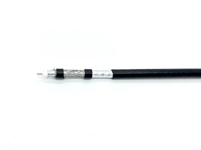 Cina RG6U un video cavo da 75 ohm, CPR del PVC del nero dello schermo di Tril del cavo da 75 ohm TV approvato in vendita