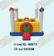 중국 앵그리 버드 펌파이버 점프 캐슬 판매용