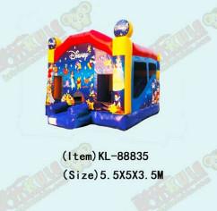 China Castillo de salto inflable con toboganes para niños de Disneyland en venta