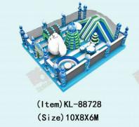 중국 베이맥스와 함께 얼음 테마의 붓기 놀이터 판매용