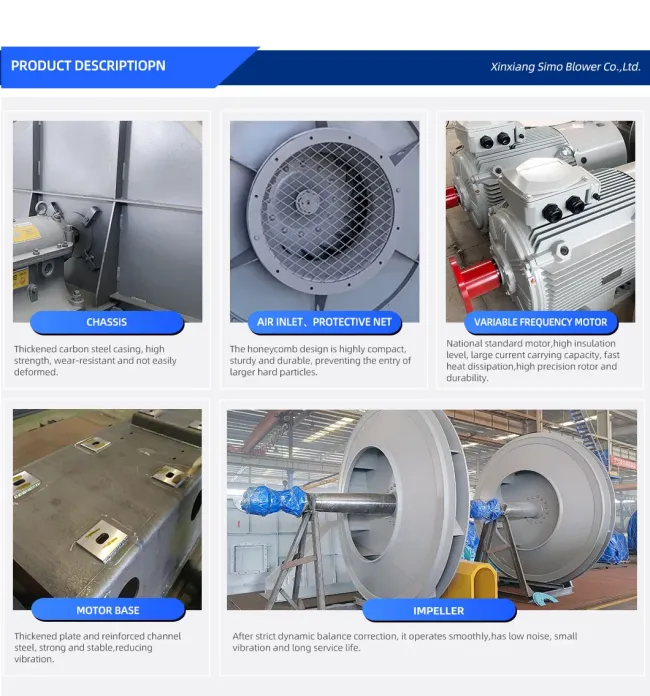 Durable Induced Draft Centrifugal Fan for Industrial Use