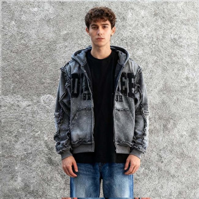 distressed-zip-up-hoodie,-rhinestone-hoodie