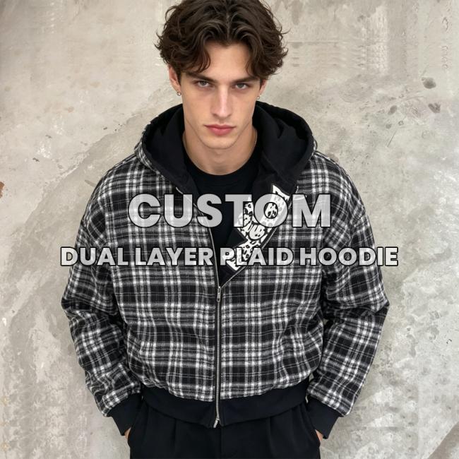 dual layer inner hood jacket