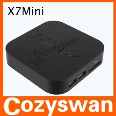 Cina ROM astuta del centro 8GB del quadrato della scatola RK3188 di alto di definizione androide X7 MINI TV di androide 4,2 in vendita