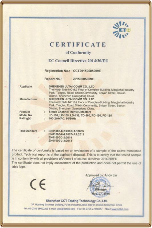 - Shenzhen Jutai Comm Co., Ltd.