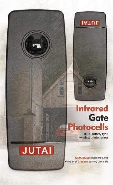Infrared gate safety beams with wireless technology
