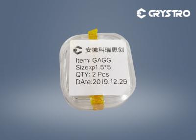 China Geen Zelfstralingsφ1.5x5mm Cerium smeerde GAGG-hoog Staven - dichtheid Te koop