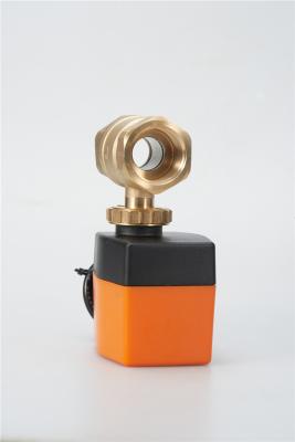 Cina Mini valvola a sfera motorizzata d'ottone infilata Dn15, valvola a sfera a motore in vendita
