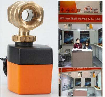 Cina 220v Dn15 ha infilato la valvola a sfera elettrica dell'azionatore, valvola a sfera d'ottone motorizzata in vendita