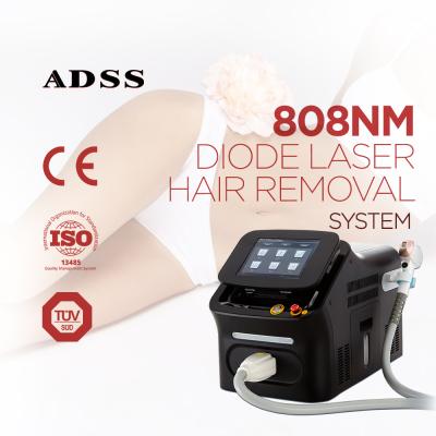 China ADSS Hair Removal 808nm Diode Laser Salon Use Laser Hair Removal Machine With Skin Rejuvenation Laser for sale