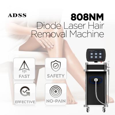 China ADSS Group Hot Selling Aesthetic Medicine Vertical 808nm Diode Laser Hair Removal Machine Laser Equipment for Beauty Salon for sale
