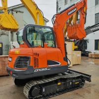 Quality Used Doosan Mini Excavator Dx55 Second Hand Mini Digger Original Color for sale