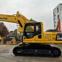 Quality 20 Ton Original Color Used Komatsu Excavator Pc200 Construction Excavator for sale